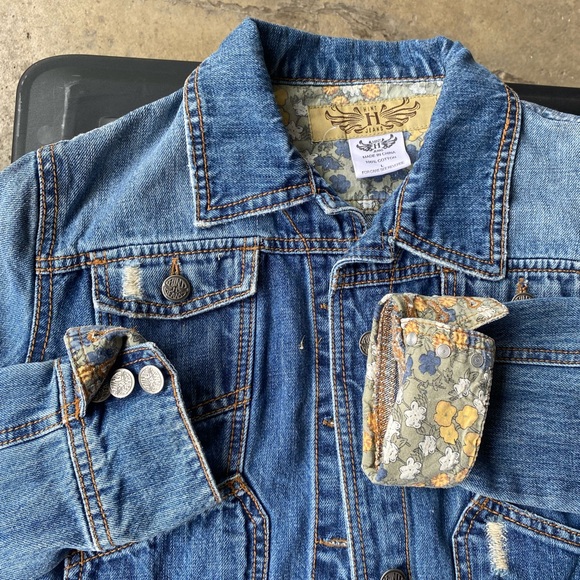 Hint Jeans | Jackets & Coats | Y2k Cropped Jean Jacket | Poshmark